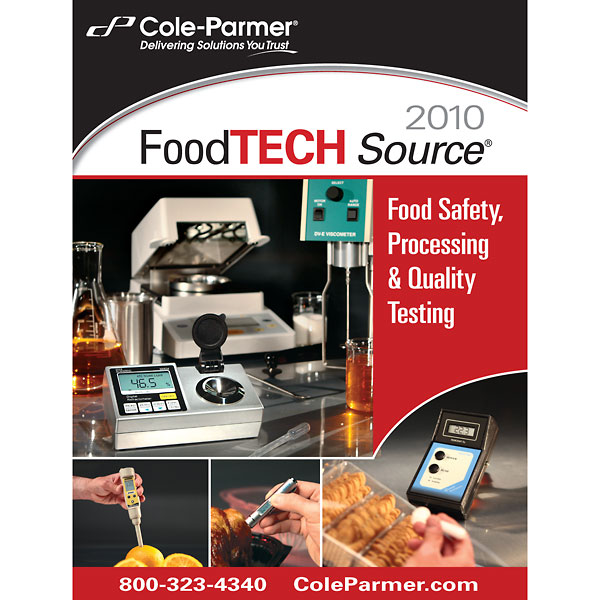 Announcing the NEW 2010 Cole-Parmer® FoodTECH Source® Catalog from Cole ...